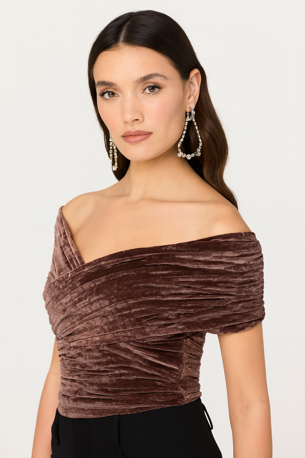 MALLINA RUCHED TOP – Park & Madison Boutique